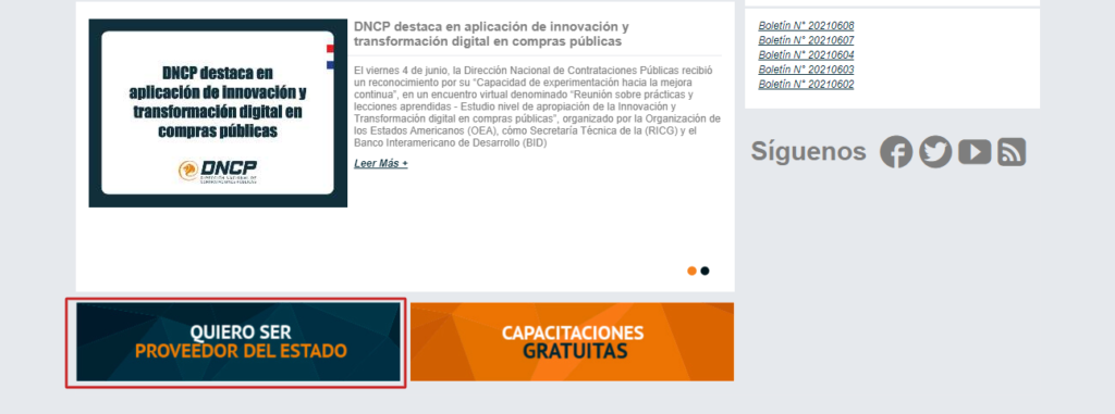 Como descargar Pliego de la DNCP